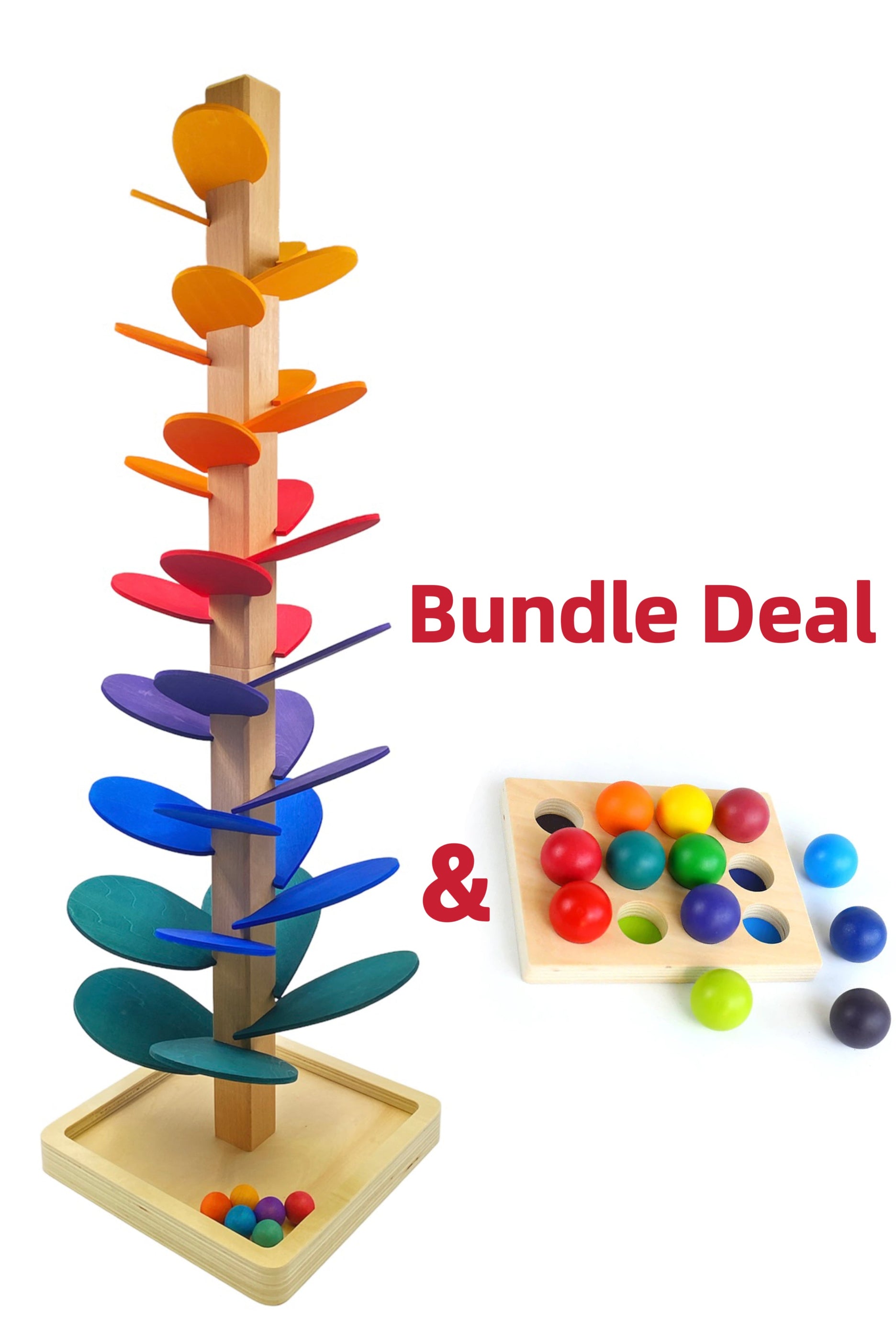 **Bundle Deal**NEW Large Marble Tree in Primary Rainbow Colors — Nature ...