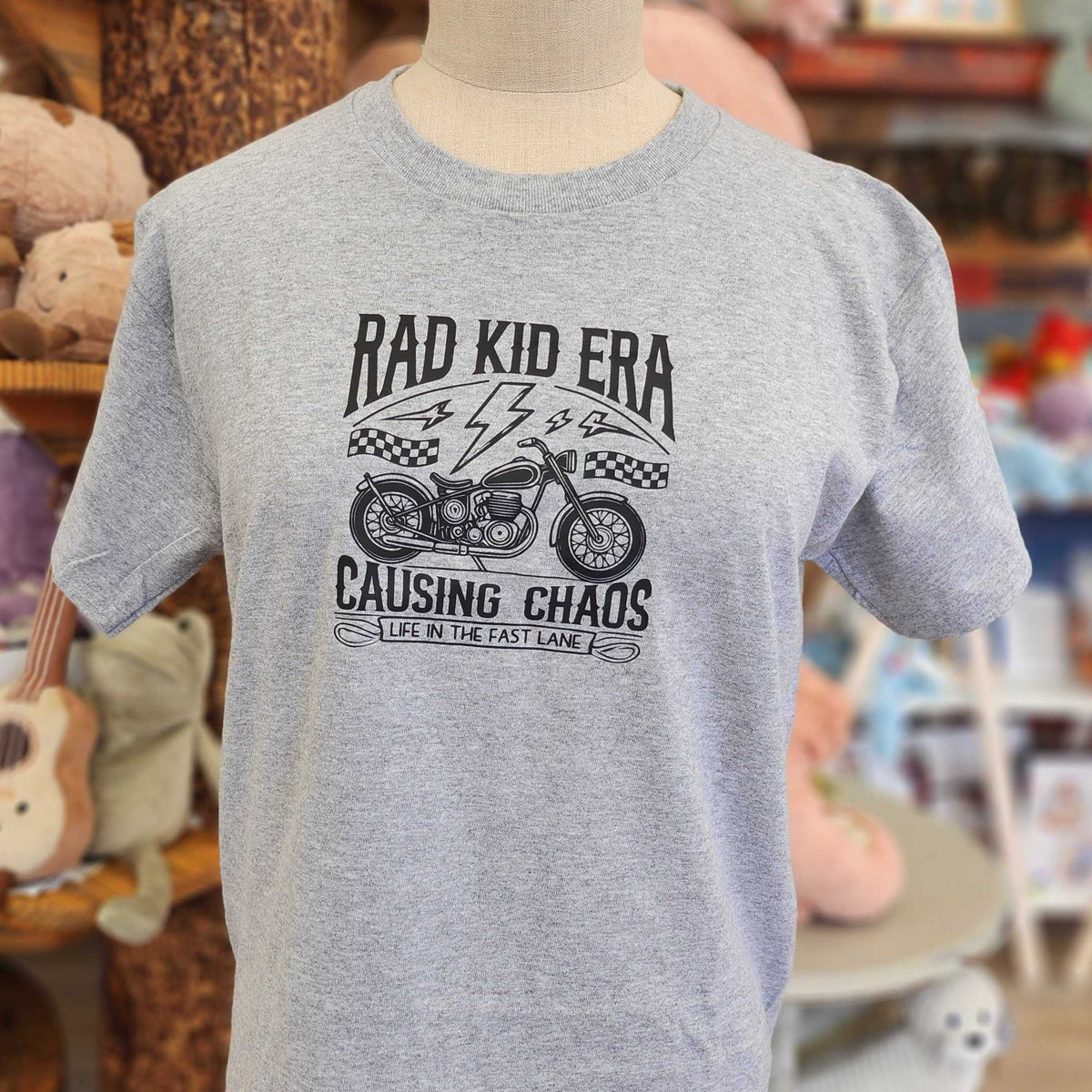 Gray 'Rad Kid Era' Kid's Tee — Nature Baby Outfitter