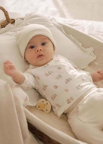 3 Piece Forest Friends Kimono Coming Home set — Nature Baby Outfitter