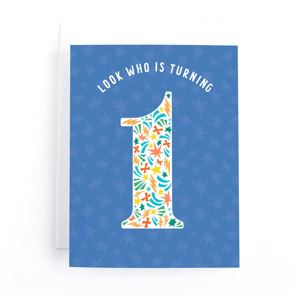Look Who's 1 First Birthday Card — Nature Baby Outfitter